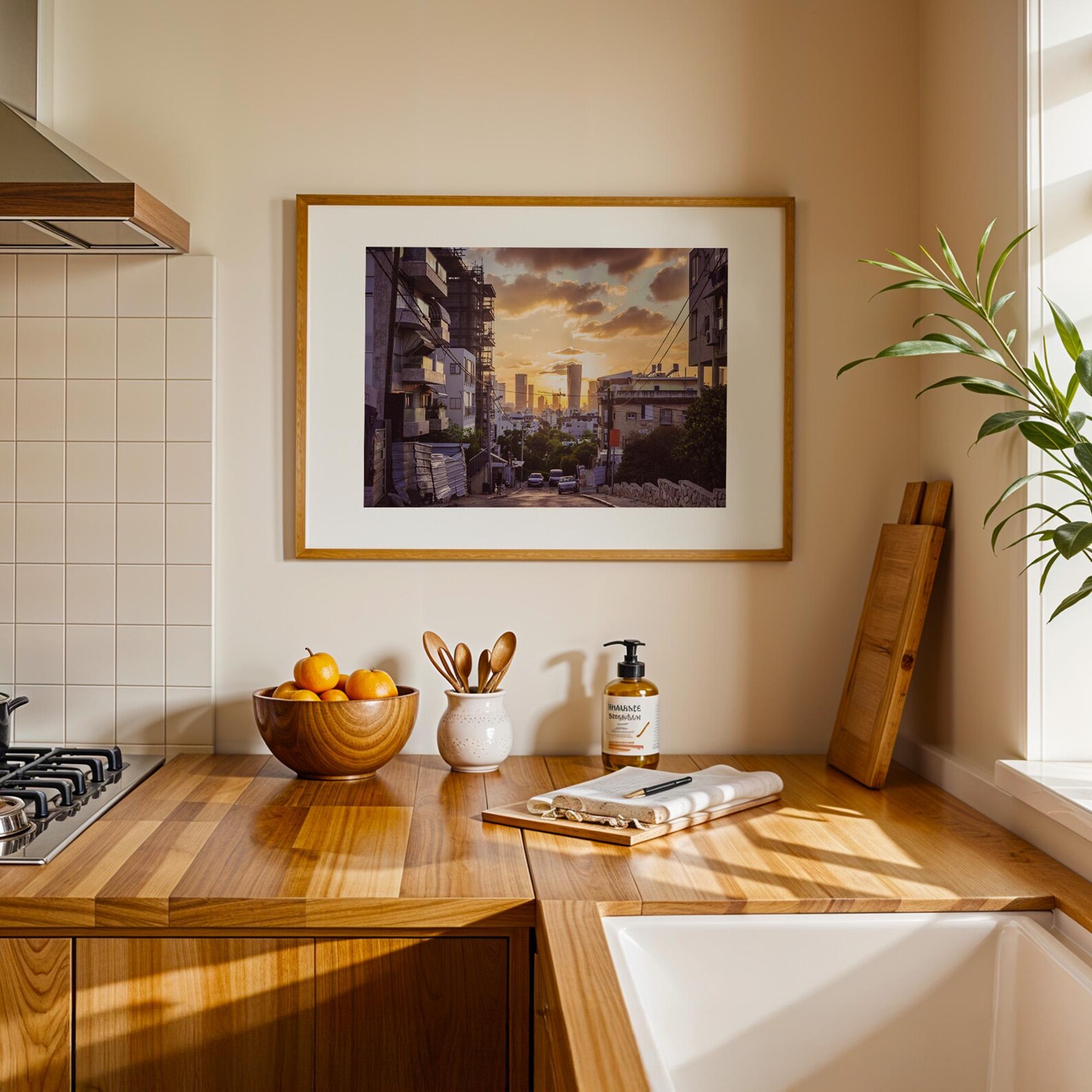 Sunset Over Tel Aviv Poster | Israel Photo | Tel Aviv Wall Art | Israel ...