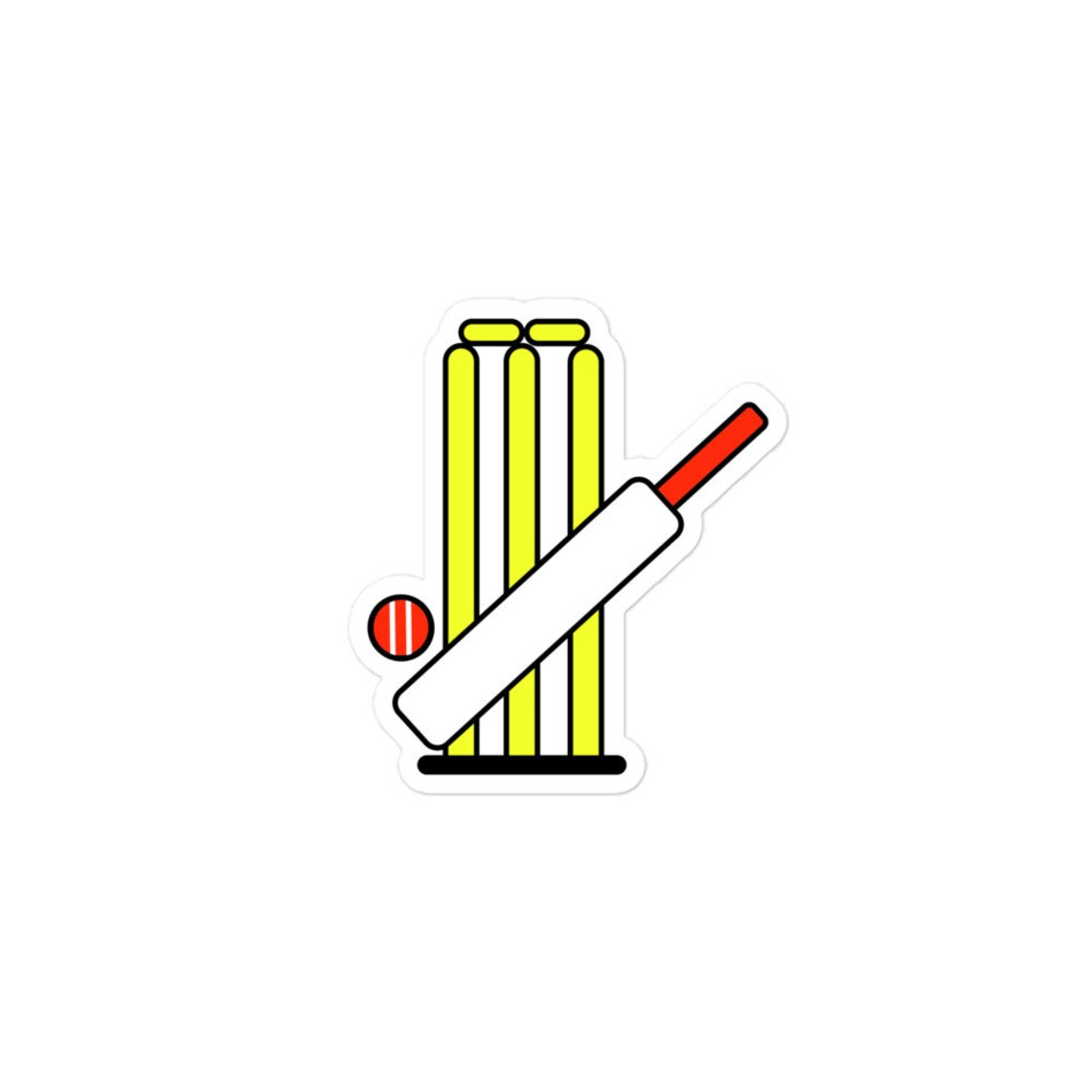 Cricket Bat Decal, Premium Cricket Sticker, Cricket Bat Bubble-free ...