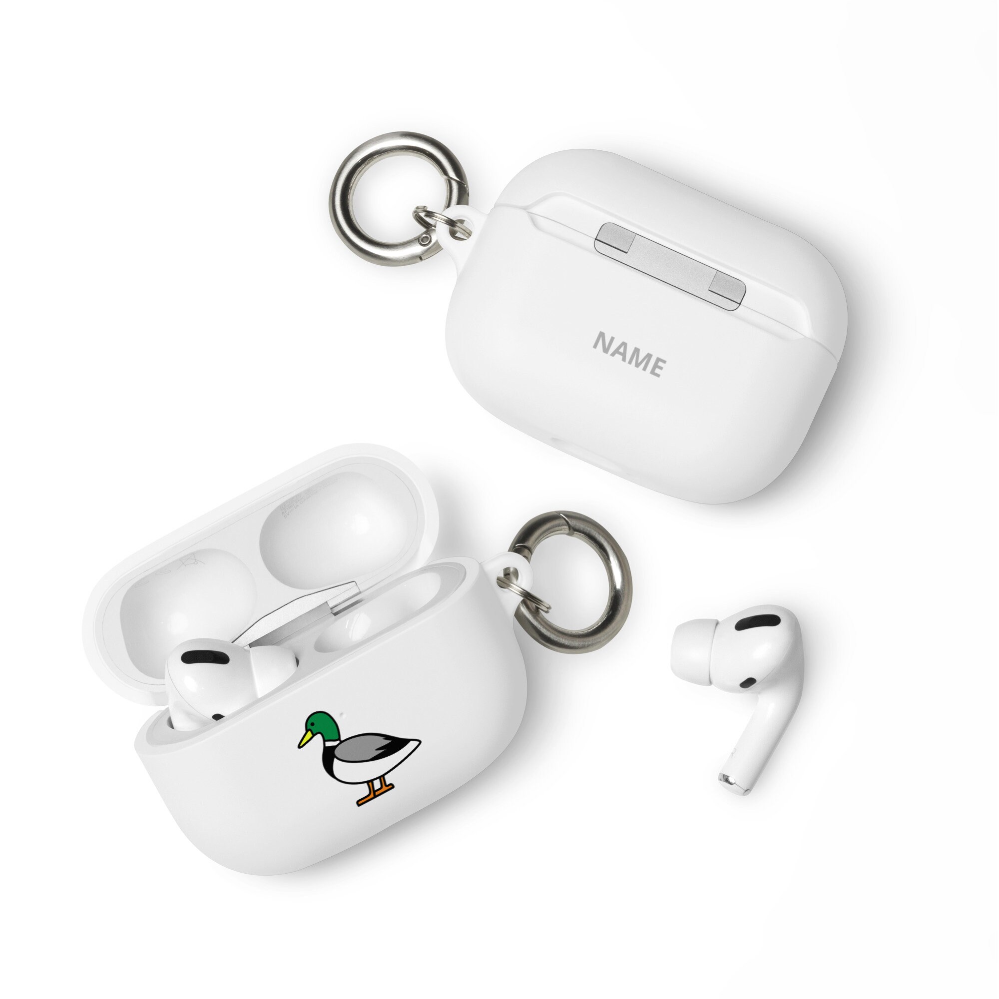 Mallard Duck Themed Rubber Custom Case for Airpods® Pro Case - Can Be ...