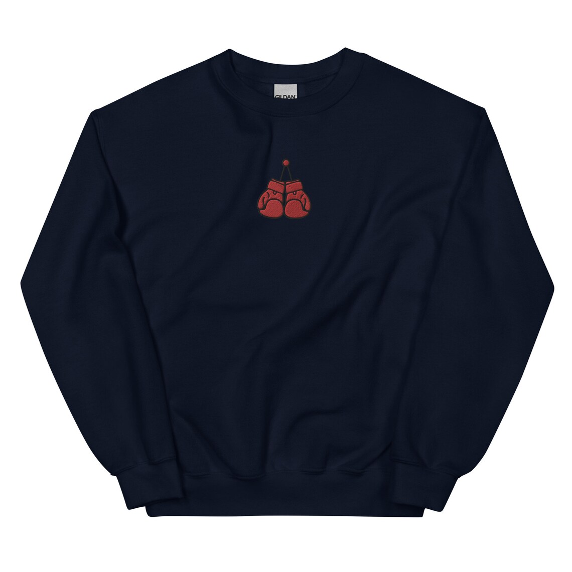Boxing Gloves Large Embroidered Sweatshirt Gift, Unisex Crewneck ...