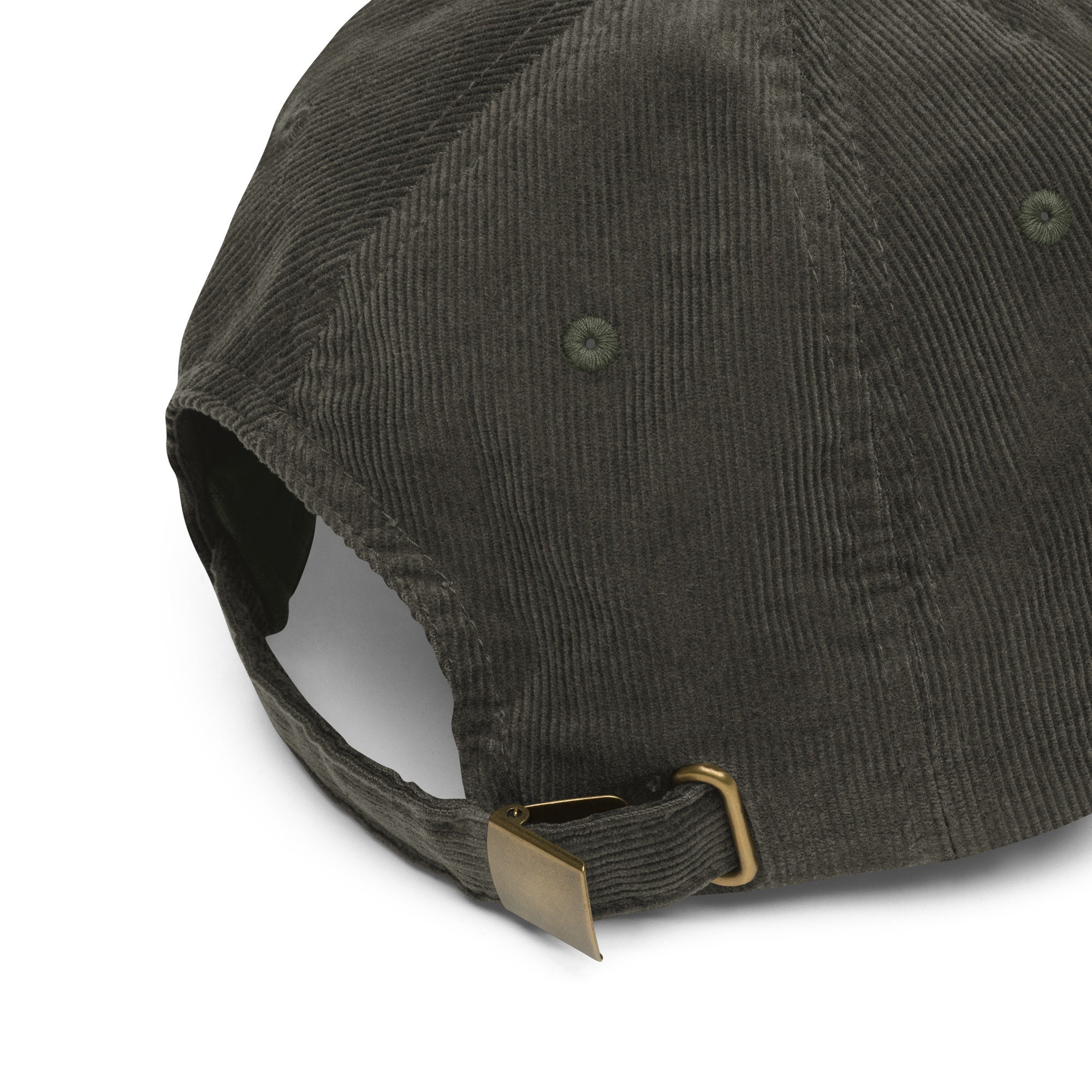 Koi Fish Vintage Corduroy Cap Embroidered Handmade Adjustable Cap, Gift ...