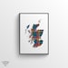 Colourful Map of Scotland Print - Scottish Wall Art - Scotland Print ...