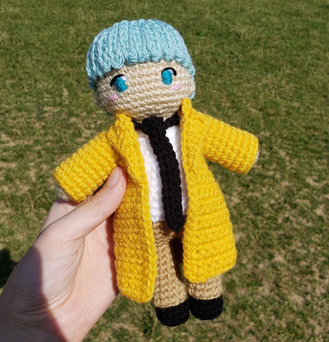 Guerrilla Yeosang Ateez Crochet Amigurumi Doll With Removable Coat - Etsy