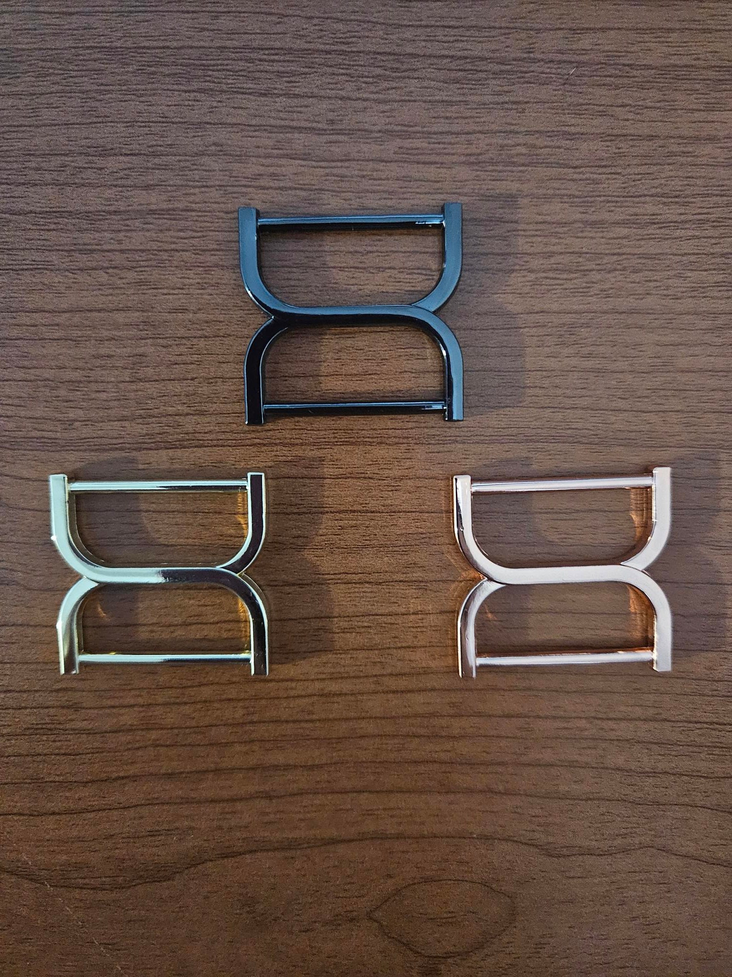 Purse Hardware, 1 Double D-ring, Strap Connectors, D-rings, Bag ...