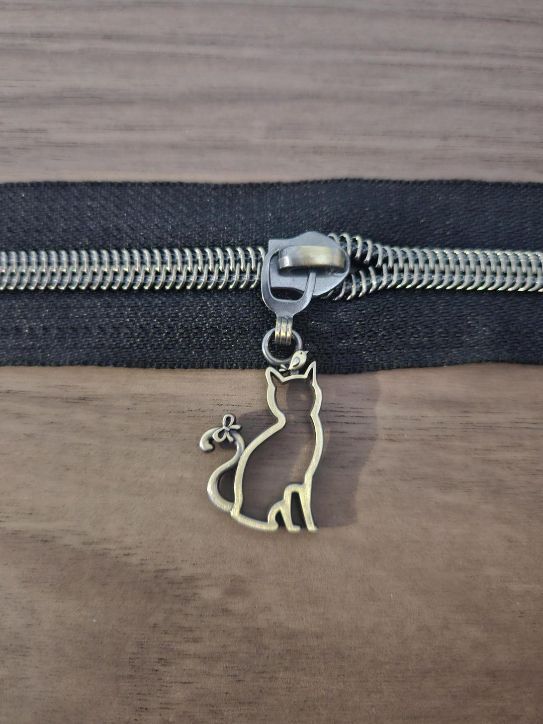 5 Pcs in a Pack, Hollow Cat Zipper Pull, #5 Nylon Zipper Pull, Cat ...