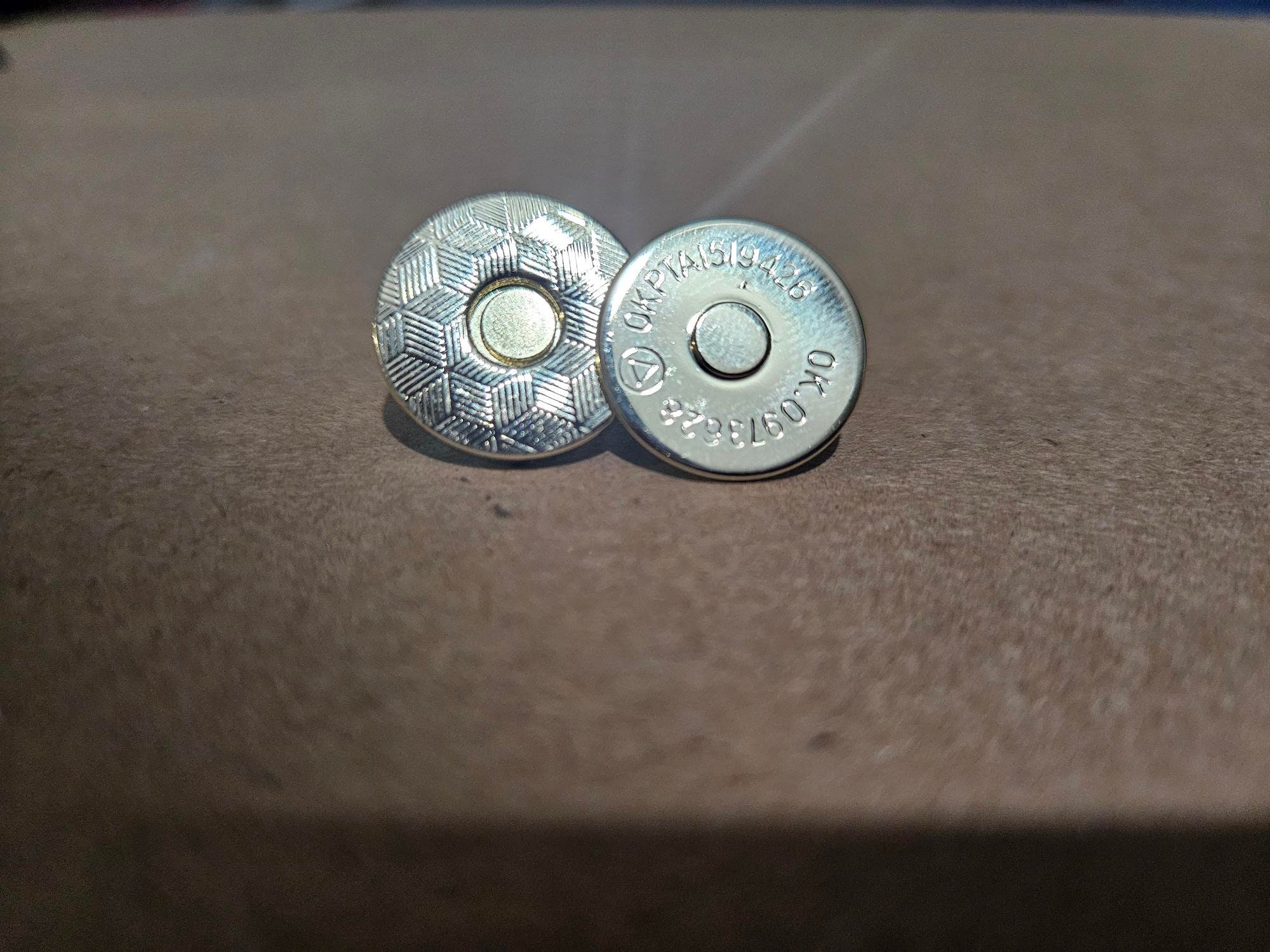 Strong 18mm Thin Magnetic Purse Snap, Magnetic Slim Closure, Purse ...