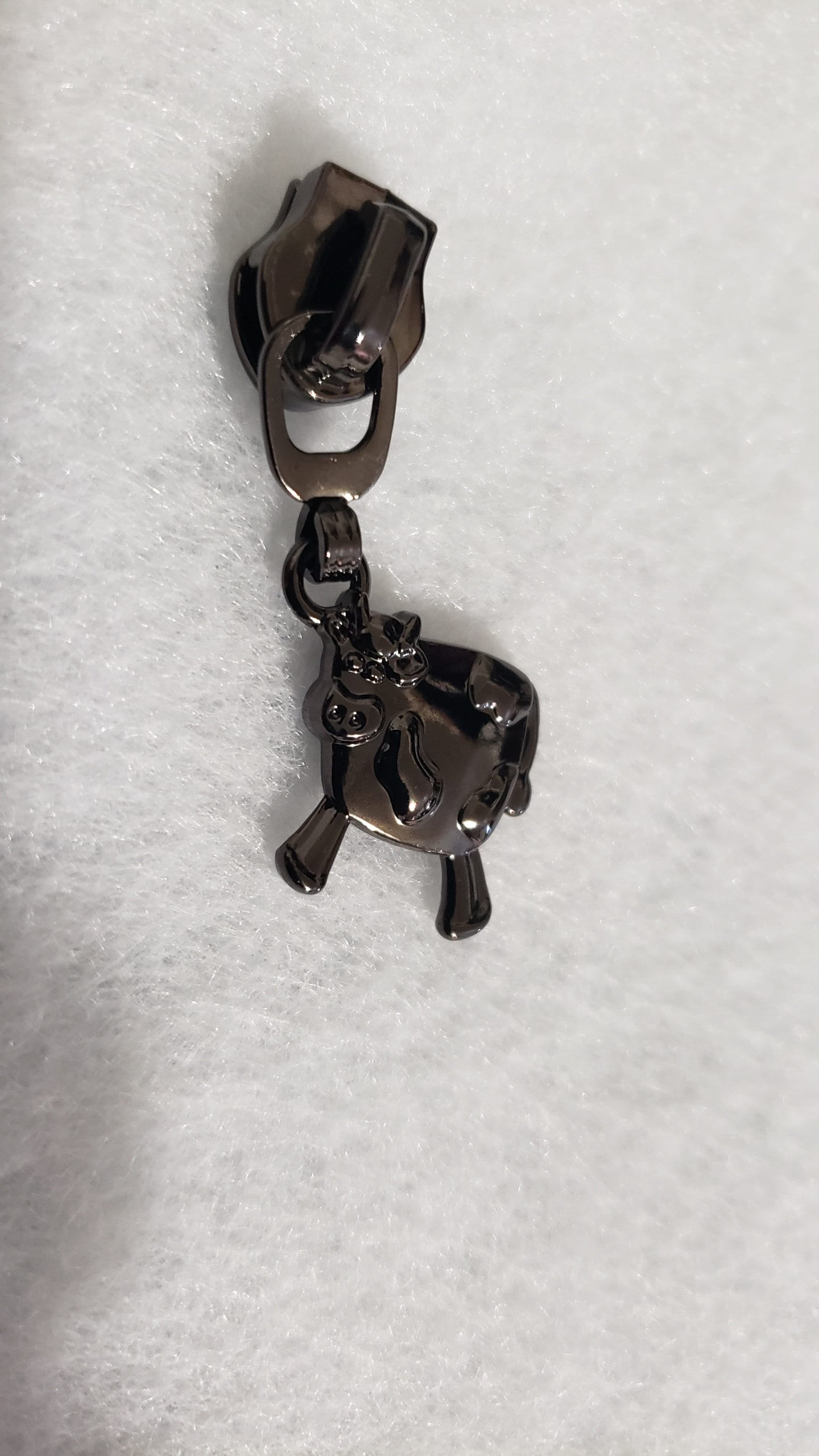Cow Zipper Pulls, Silver, Gunmetal, Bronze, Purse Hardware (5 Pcs) - Etsy