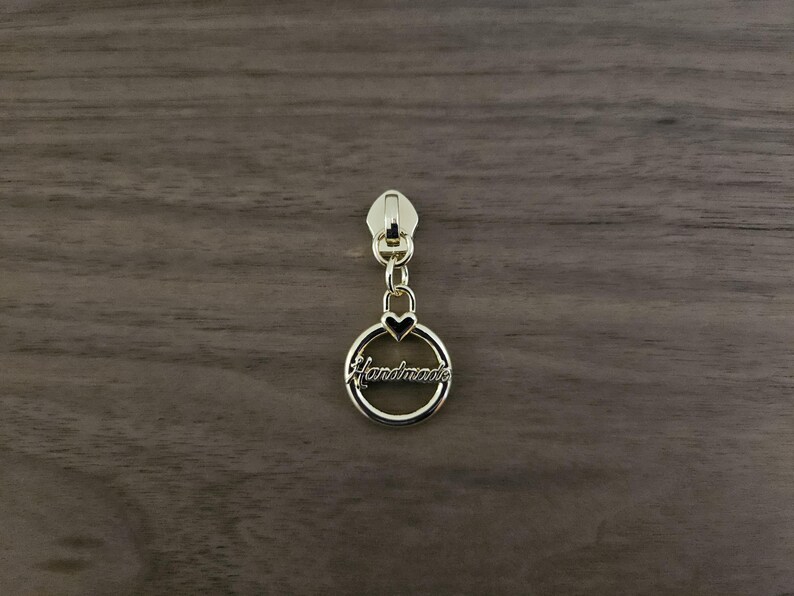 5 in a Pack, Handmade Description Zipper Pulls, Circle Zipper Pull ...