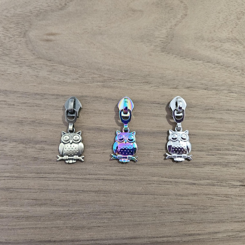Zipper Pulls Owl - Etsy