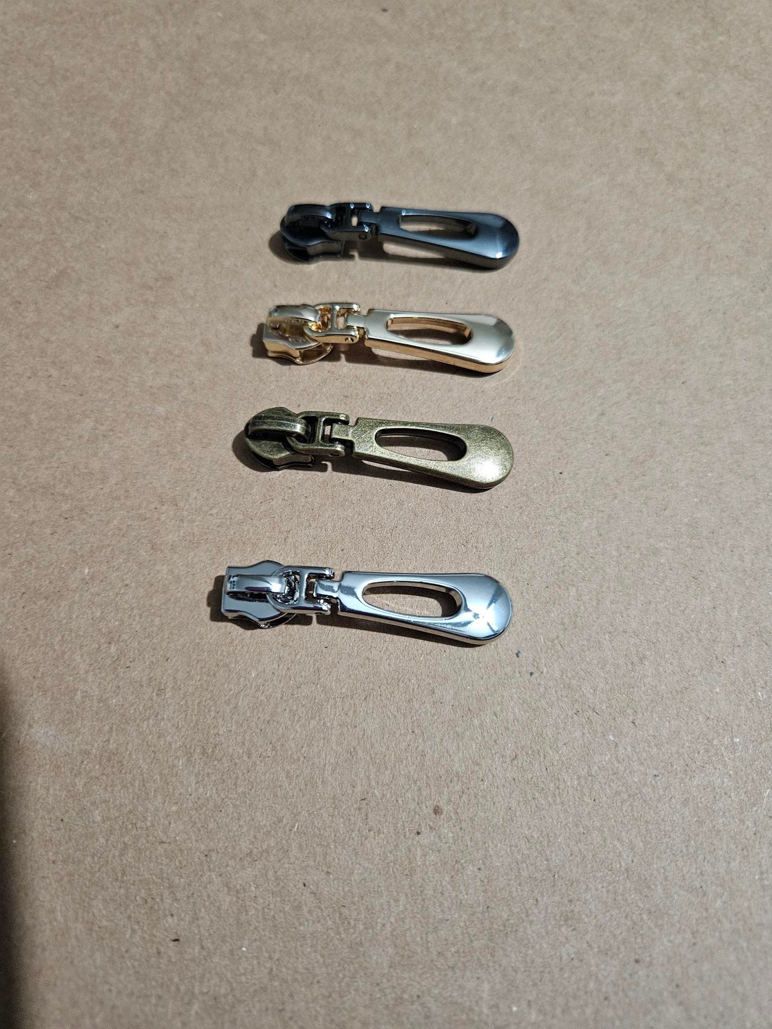 Zipper Pulls, Dangle Zipper Pulls, Drops Zipper Pull, Purse Hardware ...