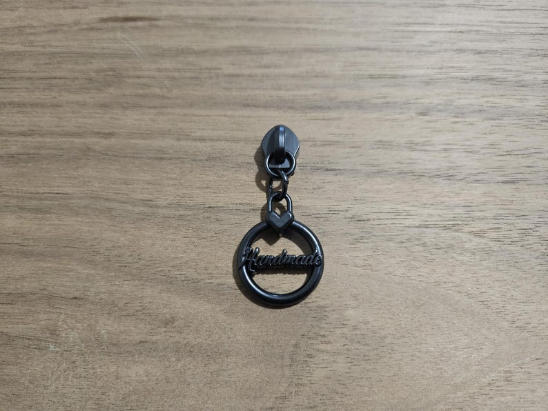 5 in a Pack, Handmade Description Zipper Pulls, Circle Zipper Pull ...