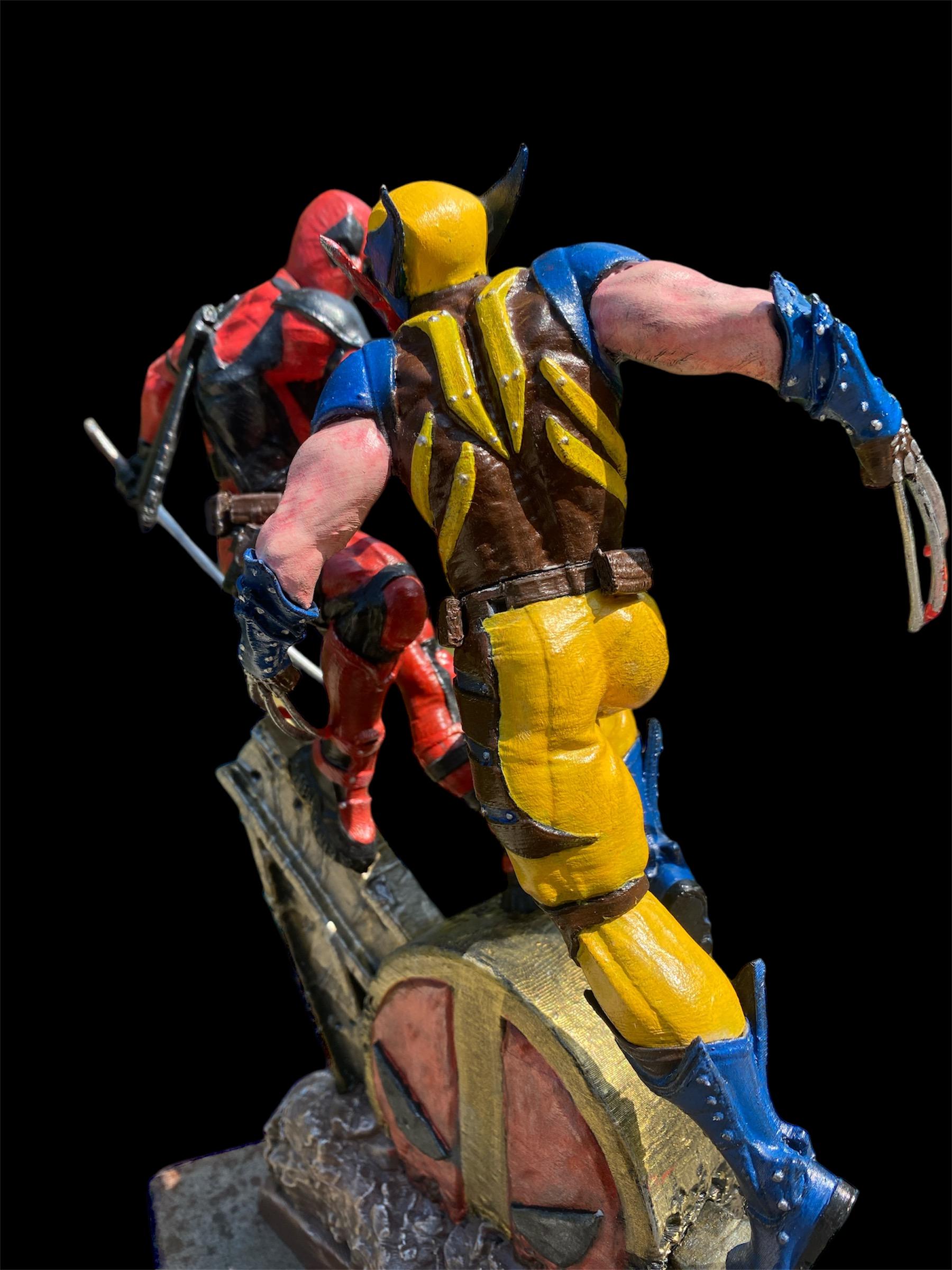 Wolverine Vs Deadpool 3D Printed Figure - Etsy