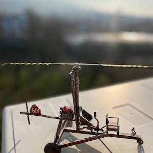 Handmade Rust Mini Scrap Helicopter - Etsy