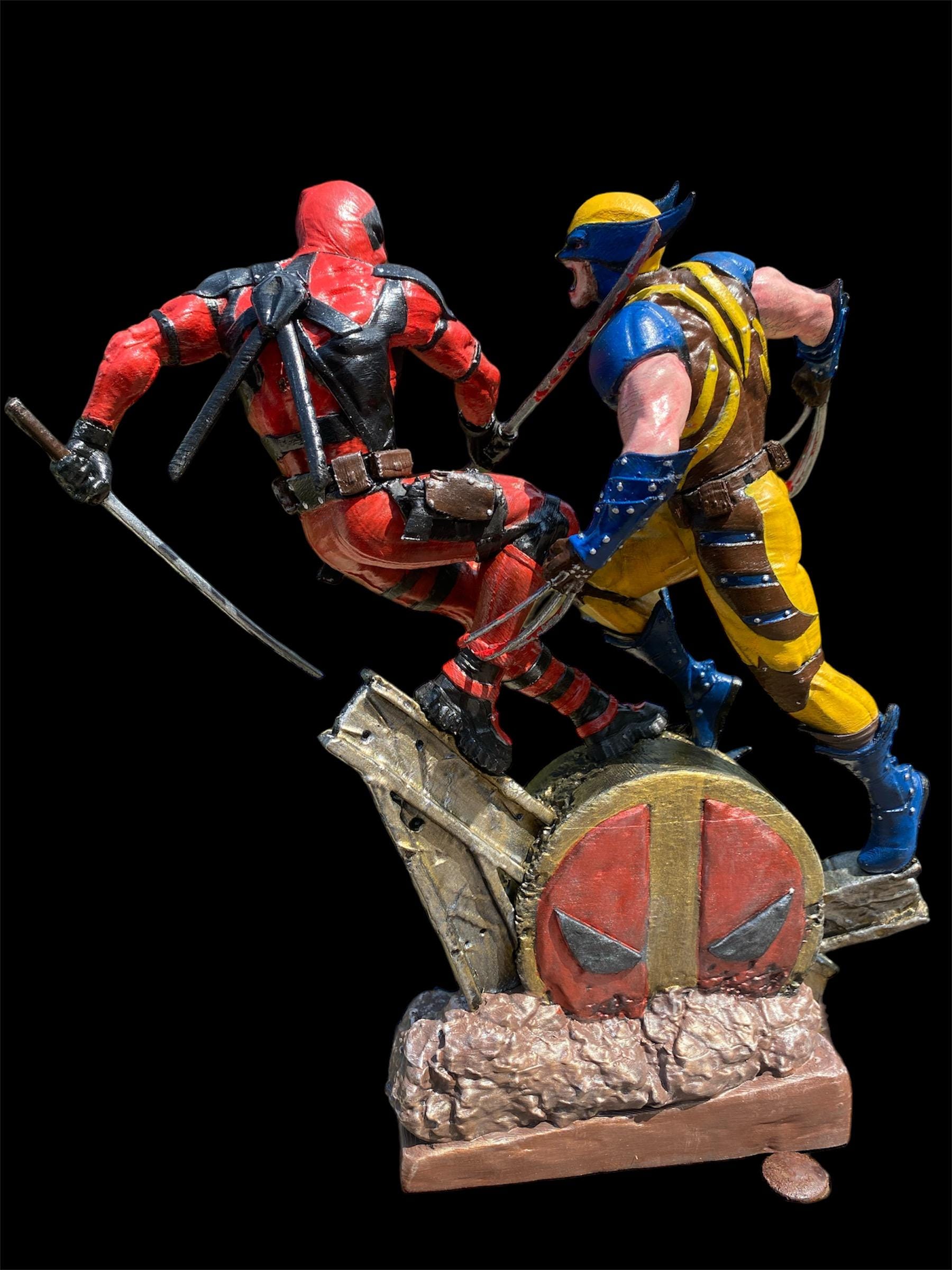 Wolverine Vs Deadpool 3D Printed Figure - Etsy