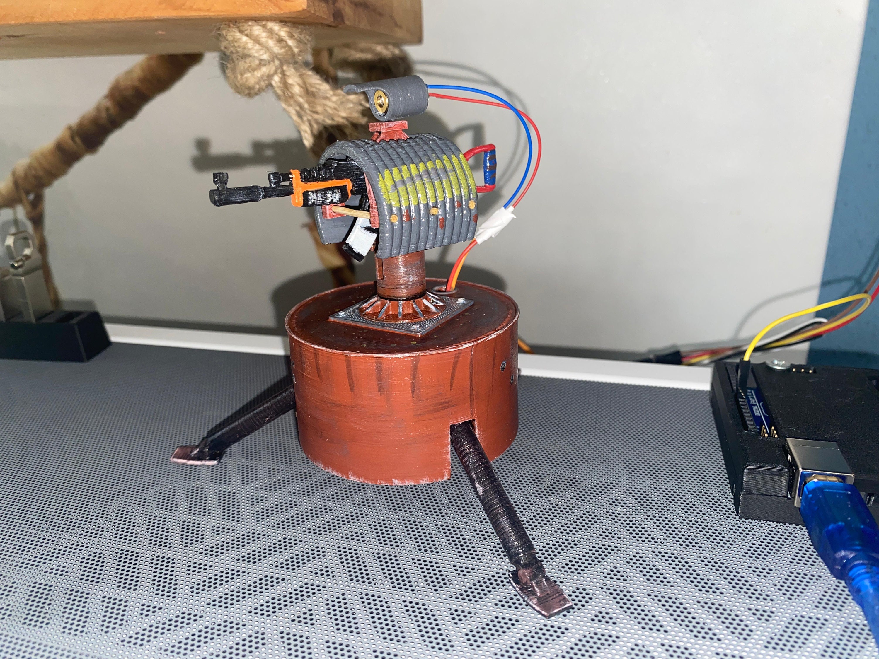 Rust Game Auto Turret Moveable With Real Laser Head - Etsy