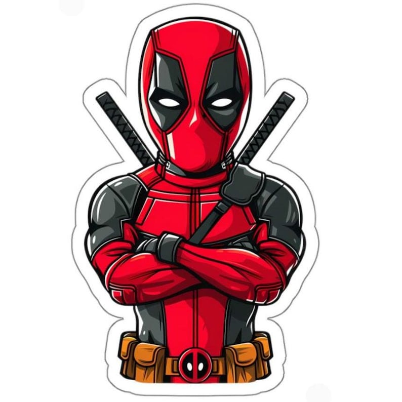 Deadpool Die-cut Stickers - Etsy
