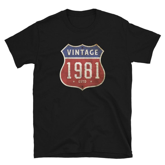 Customizable Vintage 1981 Classic 1981 for Men and Women - Etsy