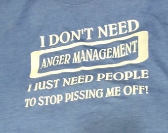 Anger Management T Shirts - Etsy