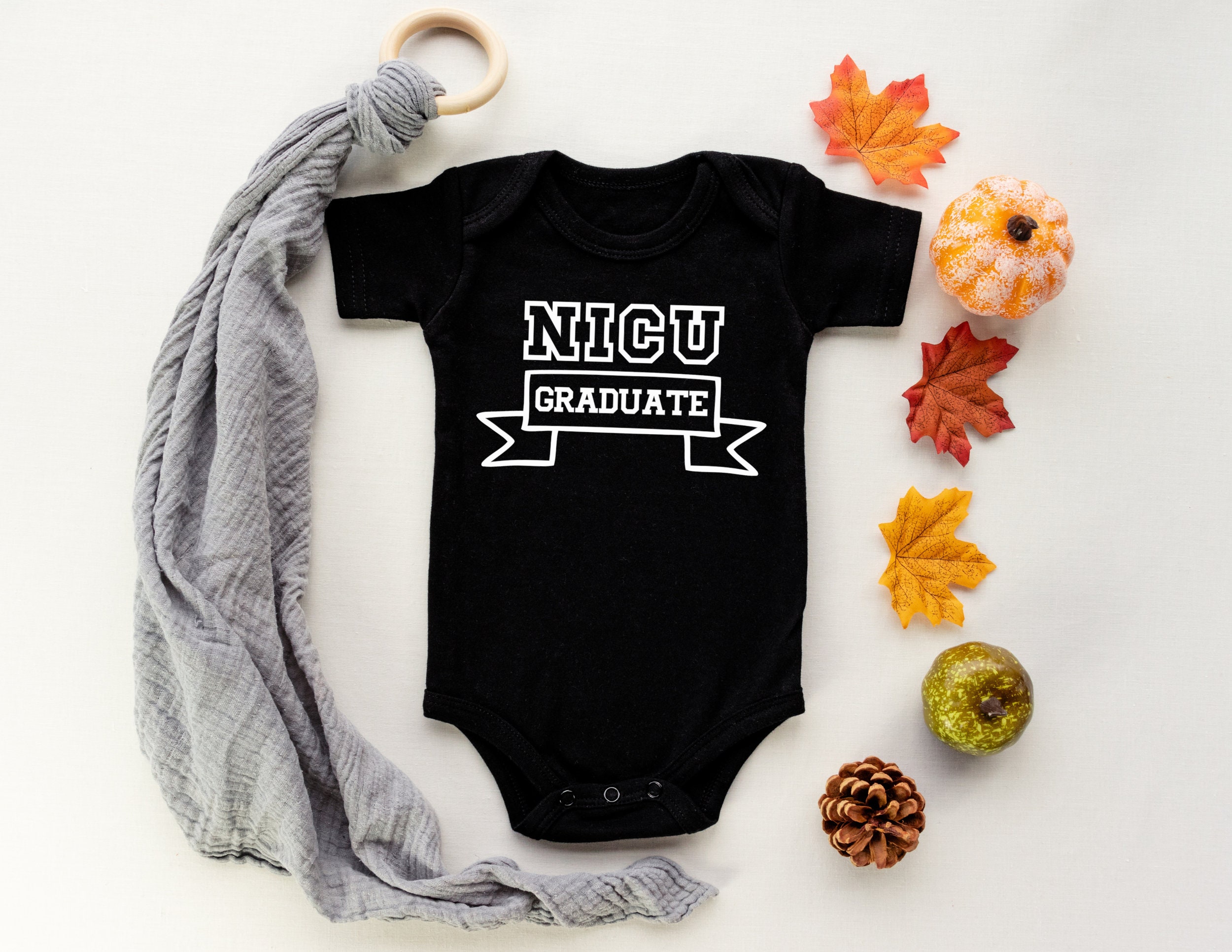 NICU Graduate White Font PNG and SVG File for Cricut, Silhouette, Etc ...