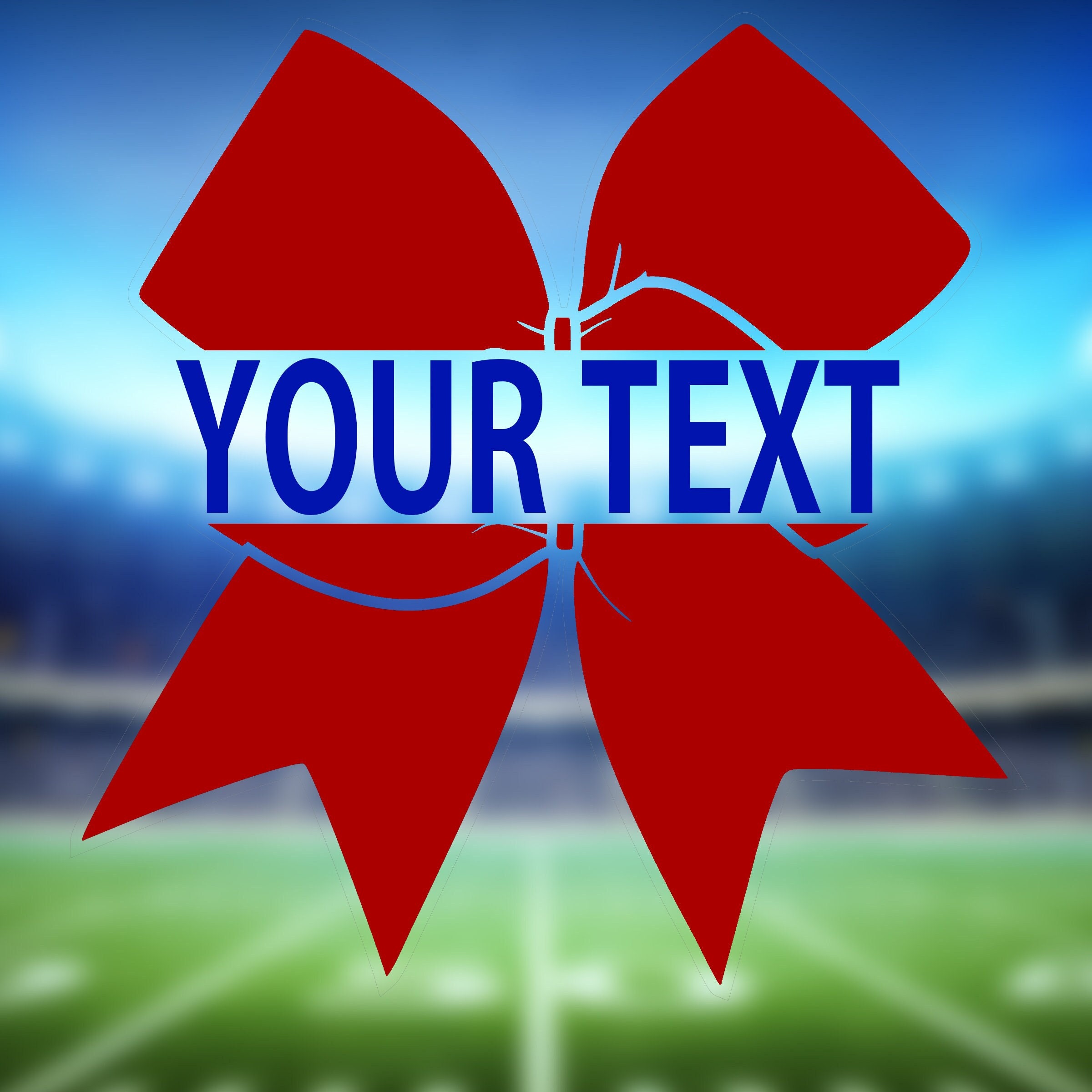 Personalized Cheer Vinyl Decal, Car Window Decal,cup Decal, Tumbler ...