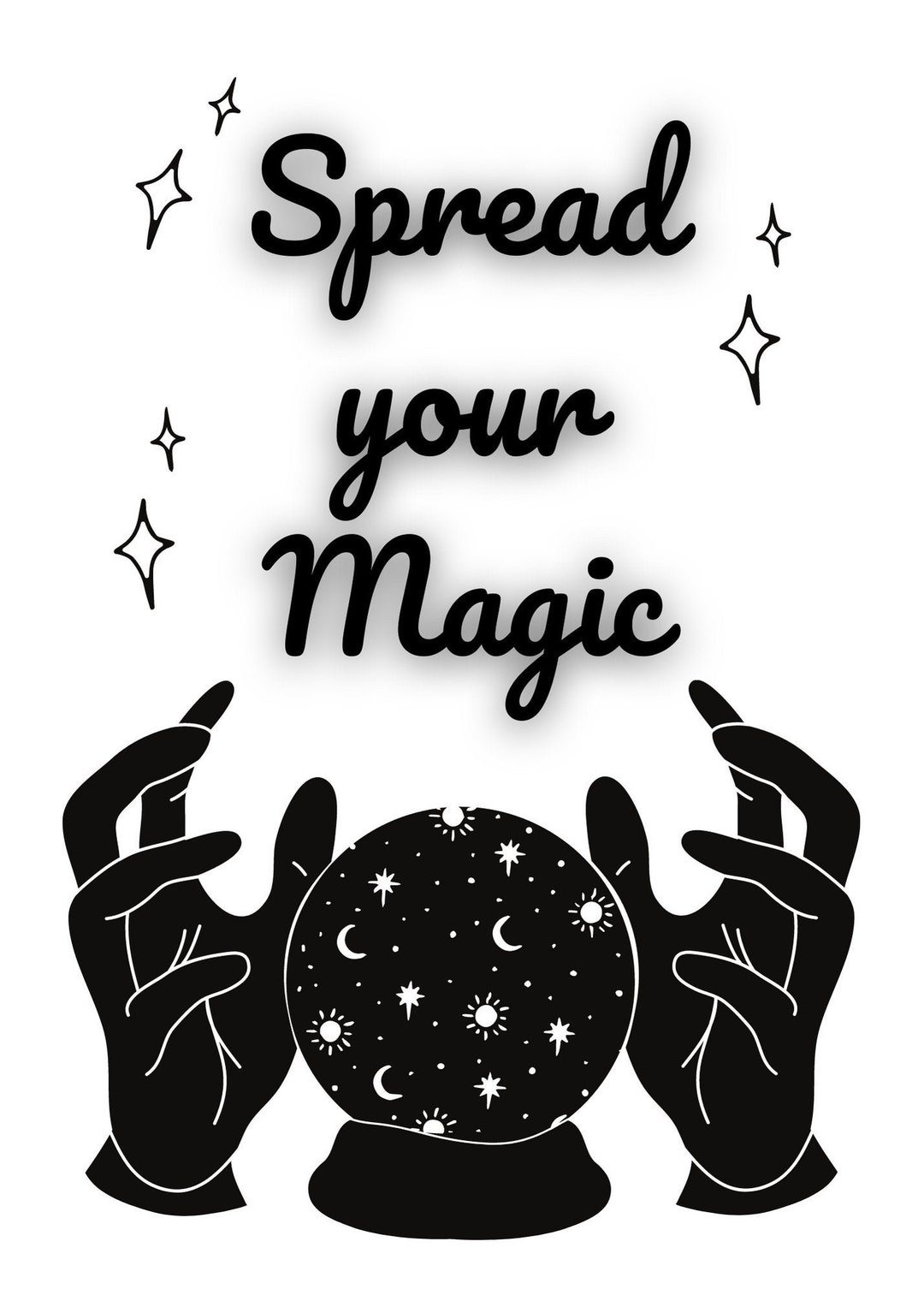Spread Your Magic Printable Wall Decor - Etsy
