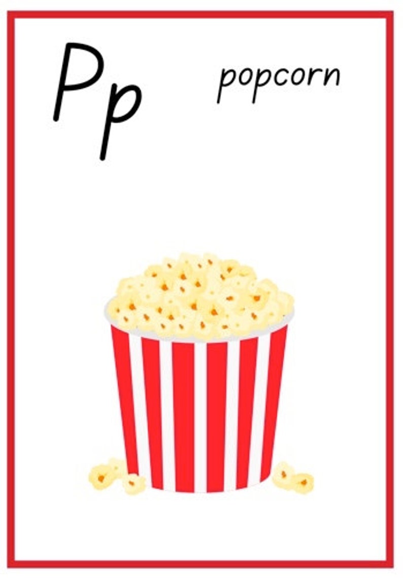 Food Alphabet Flashcards-alphabet Flashcards-flashcard-alphabet-food ...