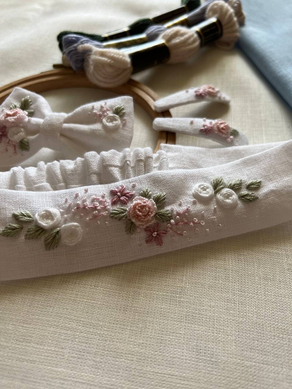 Snow White Handmade Embroidered Hair Accessories: Headband - Etsy