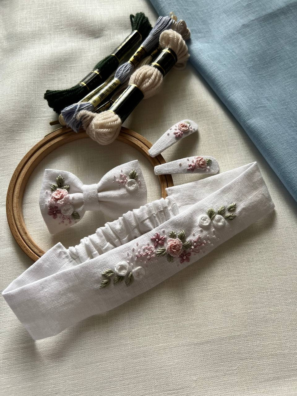 Snow White Handmade Embroidered Hair Accessories: Headband - Etsy