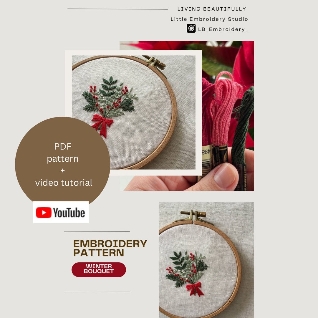 PDF Pattern. Christmas Design, Decoration. Digital Download. Embroidery ...