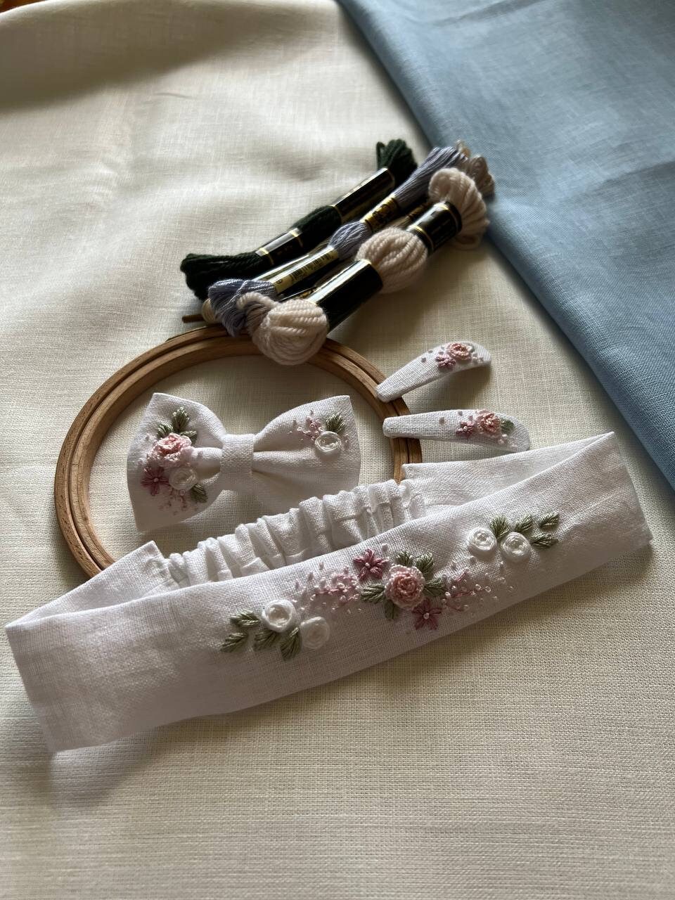 Snow White Handmade Embroidered Hair Accessories: Headband - Etsy