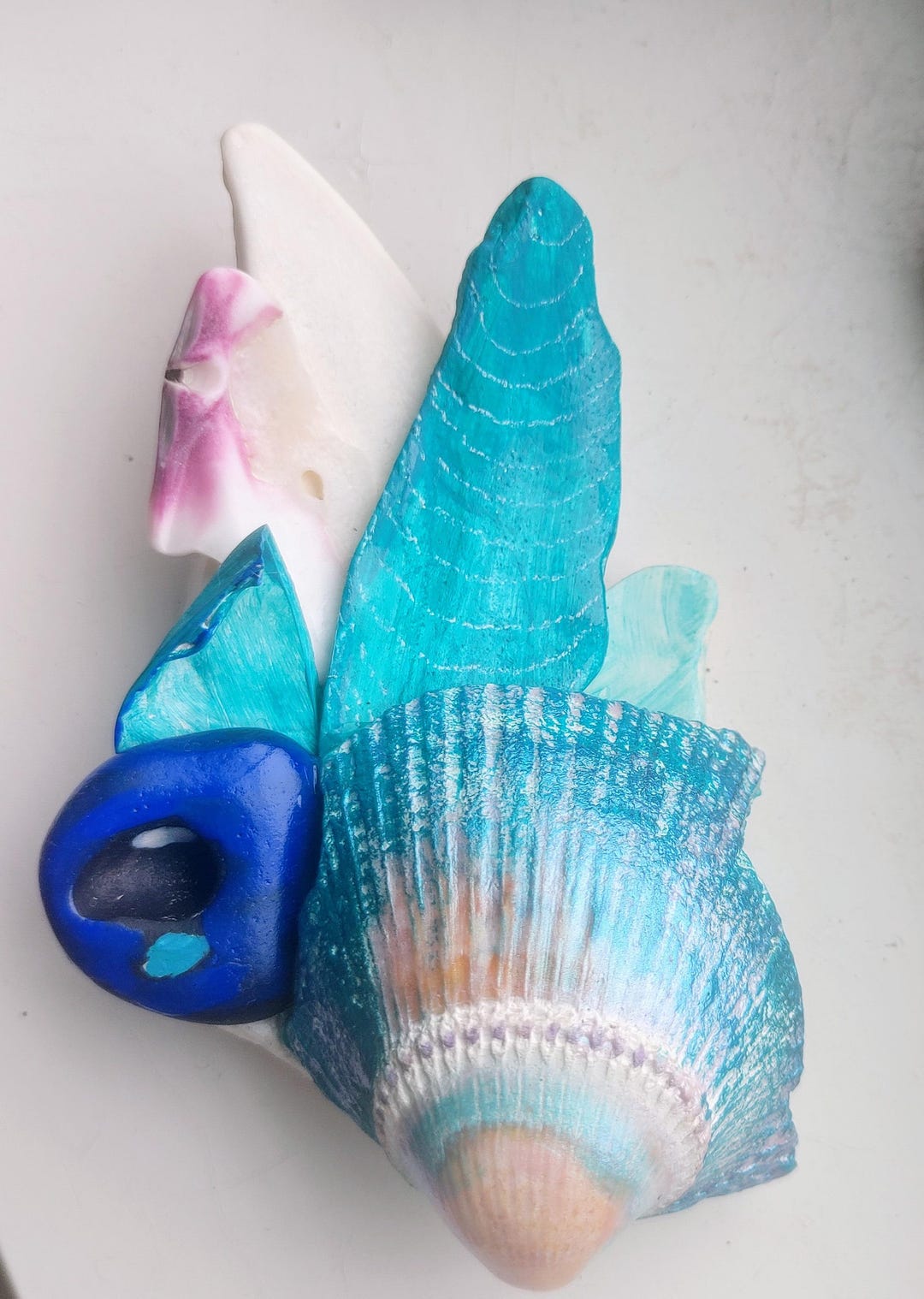 Peacock Shell Hag Stone - Etsy