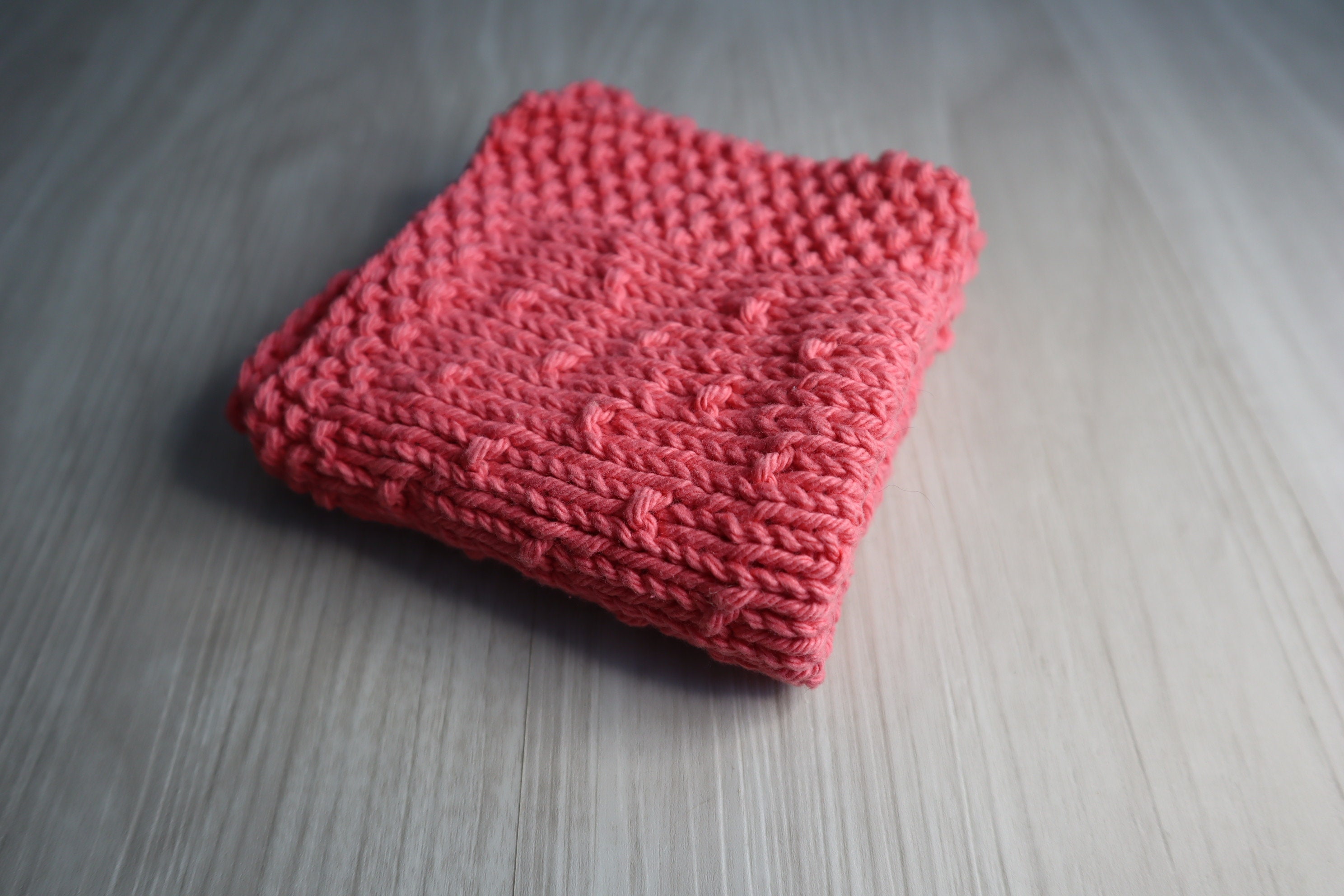 NEW! Knitting Pattern | Easy Knit Seed Stitch Dishcloth Pattern | Easy Knitting - Etsy