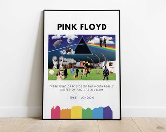 Pink Floyd Collage Art Poster 60x90cm instant Digital - Etsy