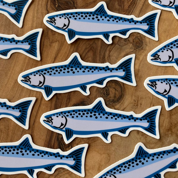 Chinook Salmon Decal - Etsy