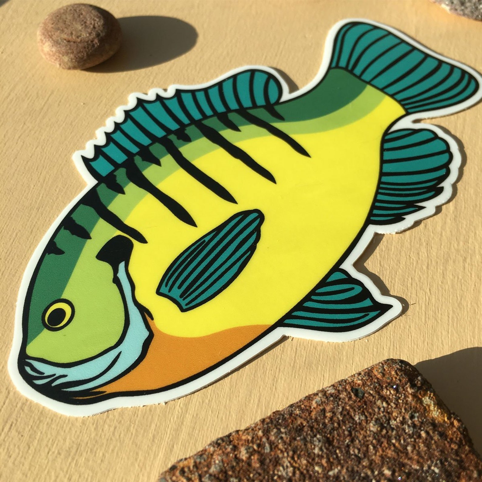 Bluegill Sticker Sunfish Sticker High-quality Fishing - Etsy