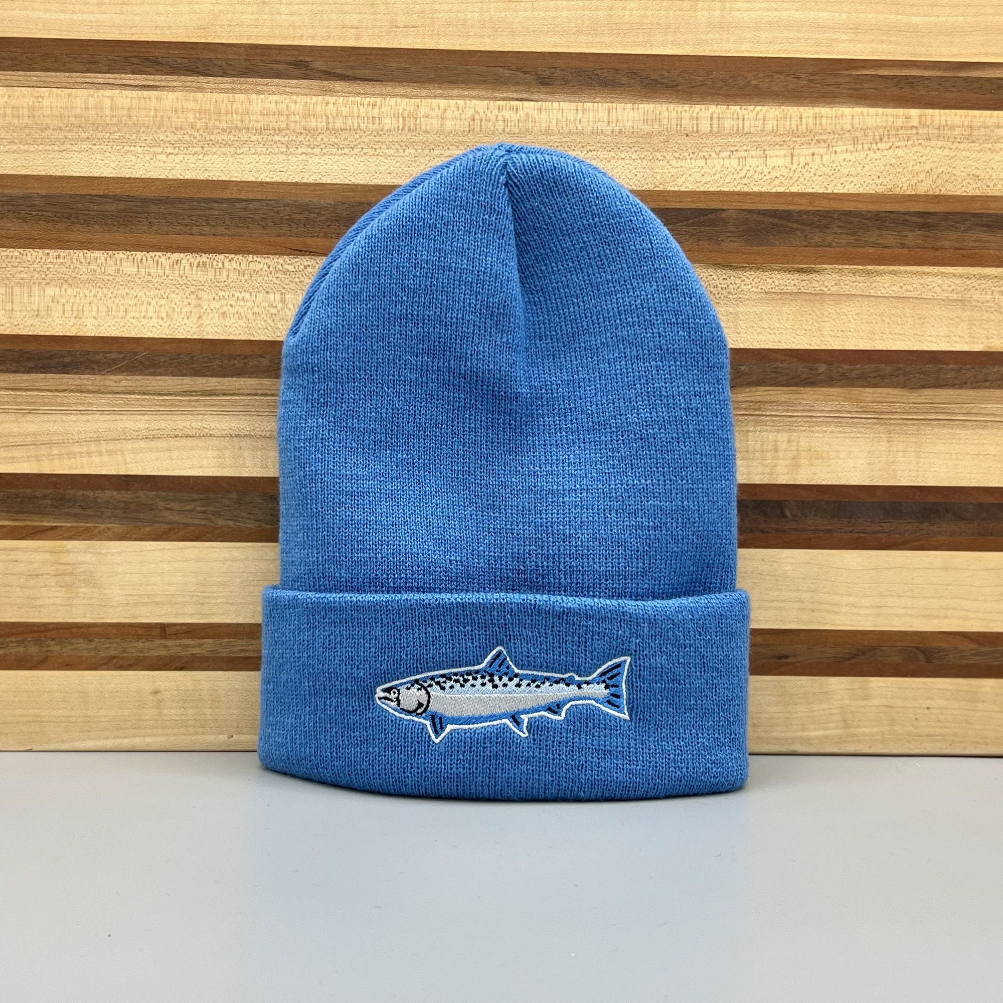 Carolina Blue King Salmon Beanie King Salmon Hat King Salmon - Etsy