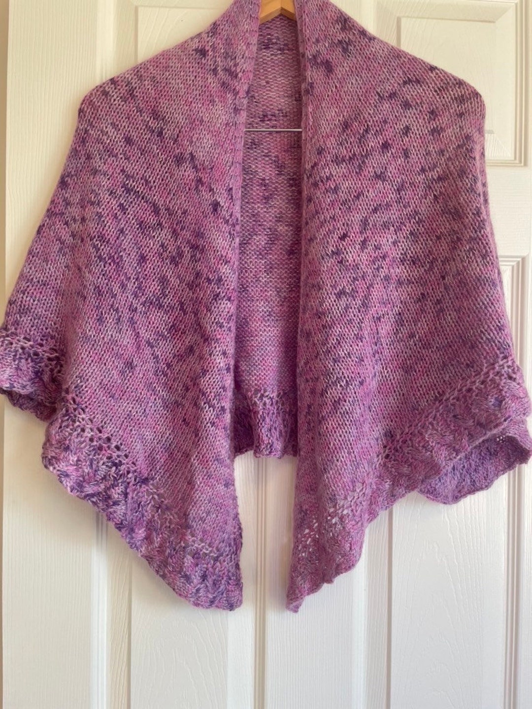 OOAK Hand Knit Shawl - Etsy