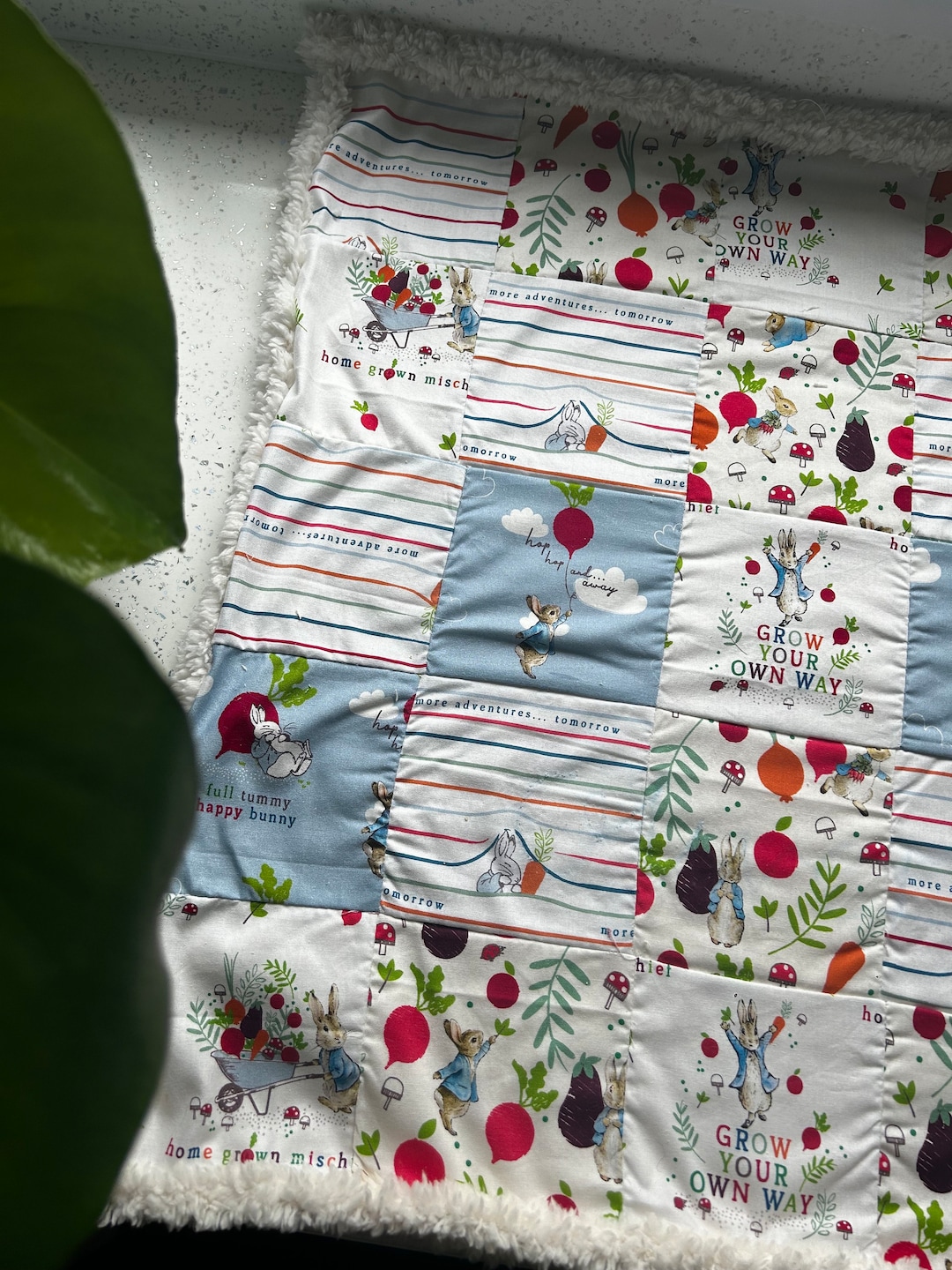 Peter Rabbit Blanket - Peter Rabbit Fabric - Peter Rabbit Fat Quarters ...