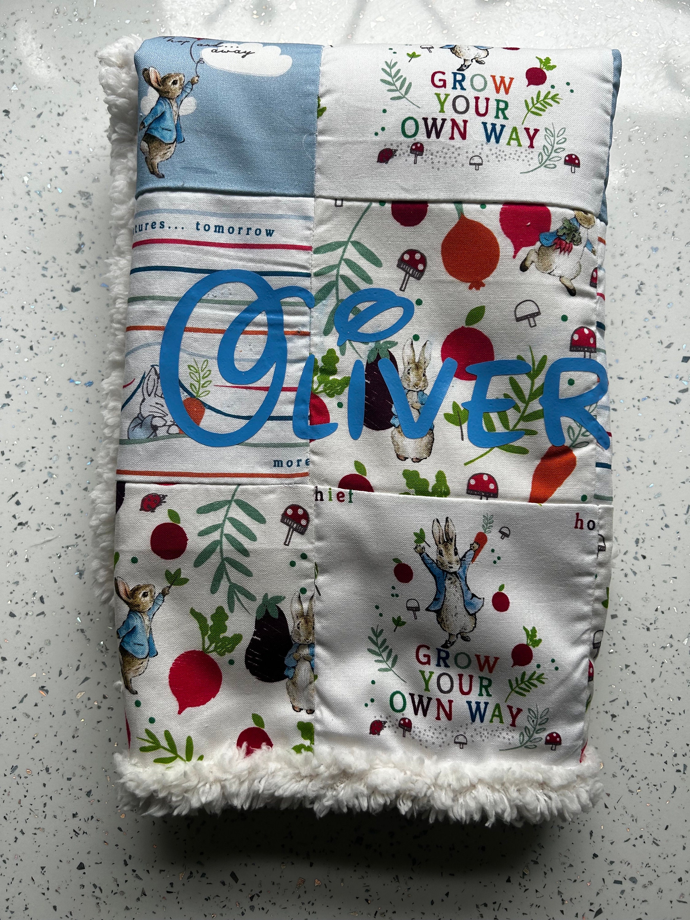 Peter Rabbit Blanket - Peter Rabbit Fabric - Peter Rabbit Fat Quarters ...