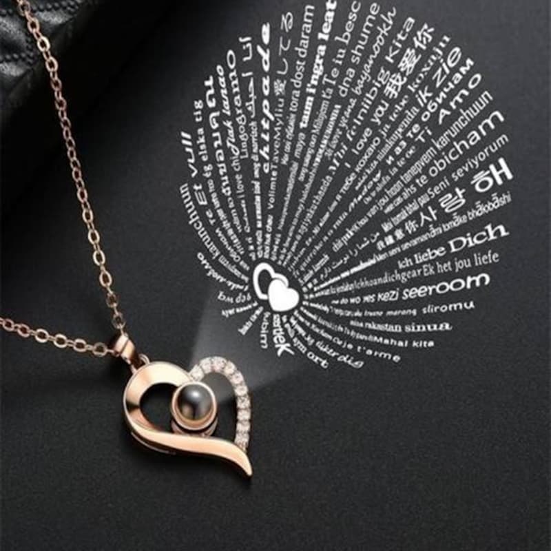I Love You Necklace - Etsy