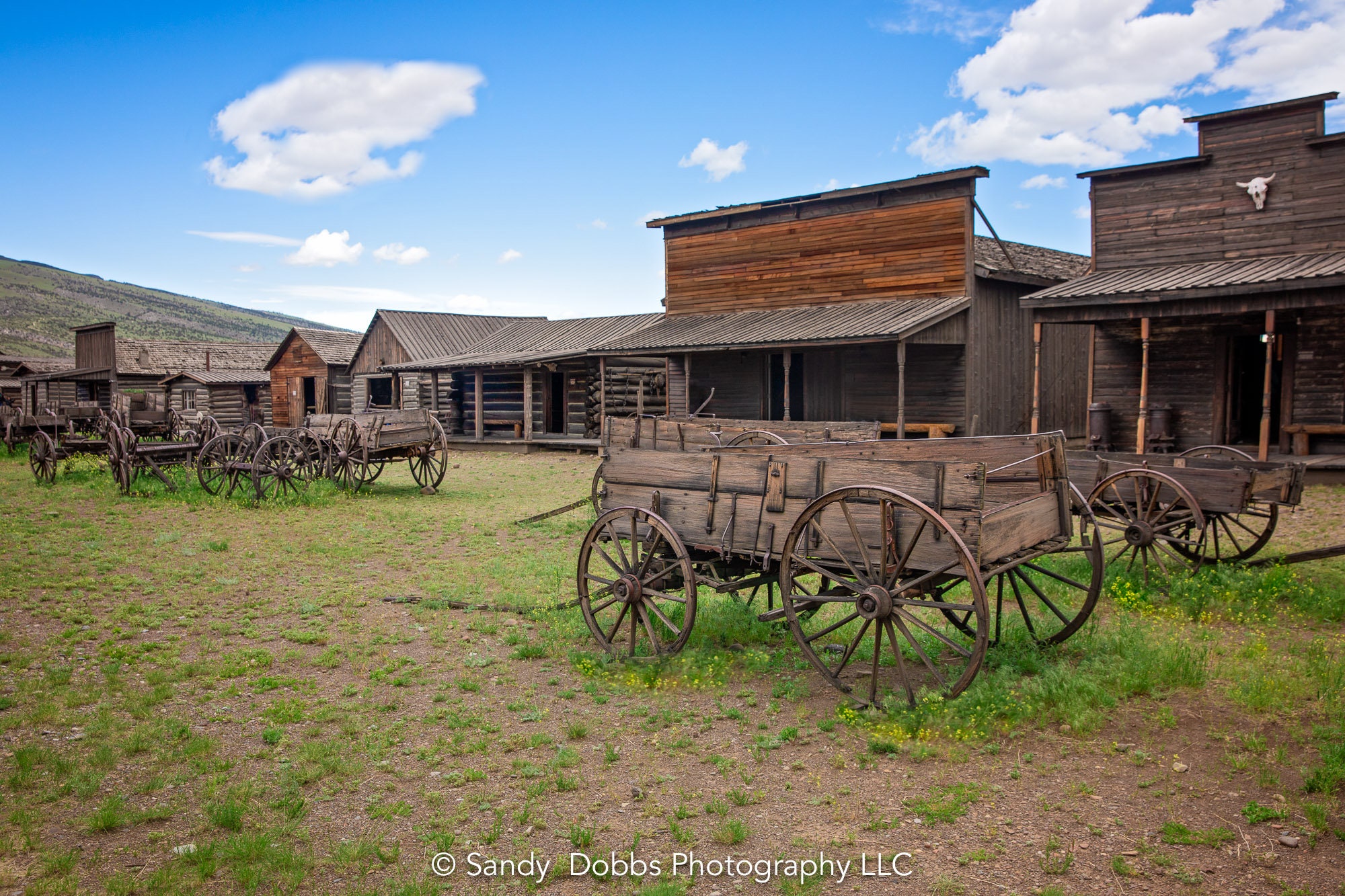 Old West Ghost Town Photography Decor, Old Wagons Wyoming Photo ...