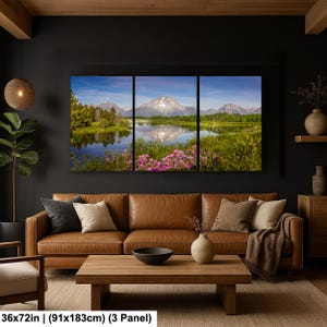 Oxbow Bend Grand Teton National Park Landscape Print, Mountain ...