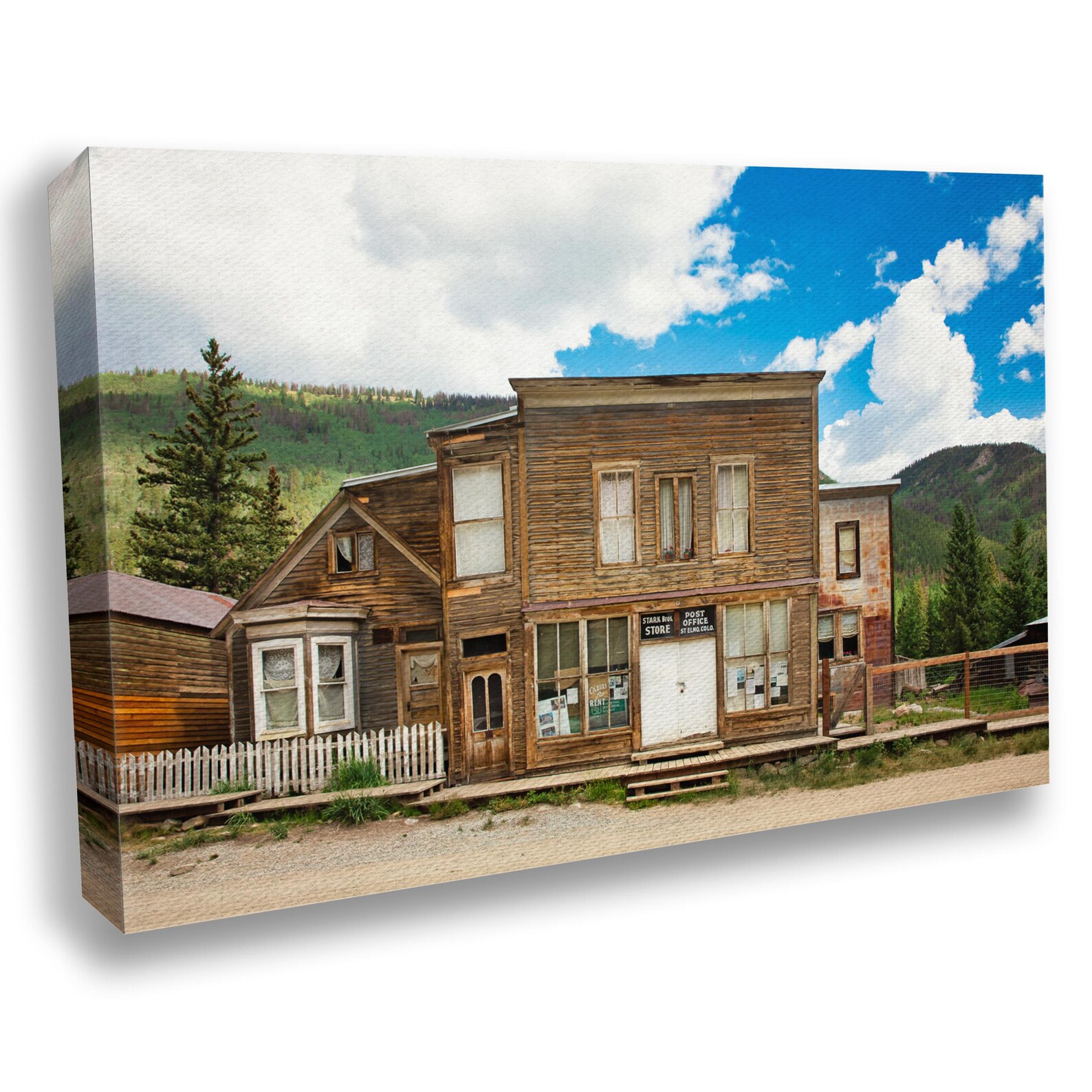 Old West Ghost Town Photography Decor, Historic St Elmo Colorado Photo ...