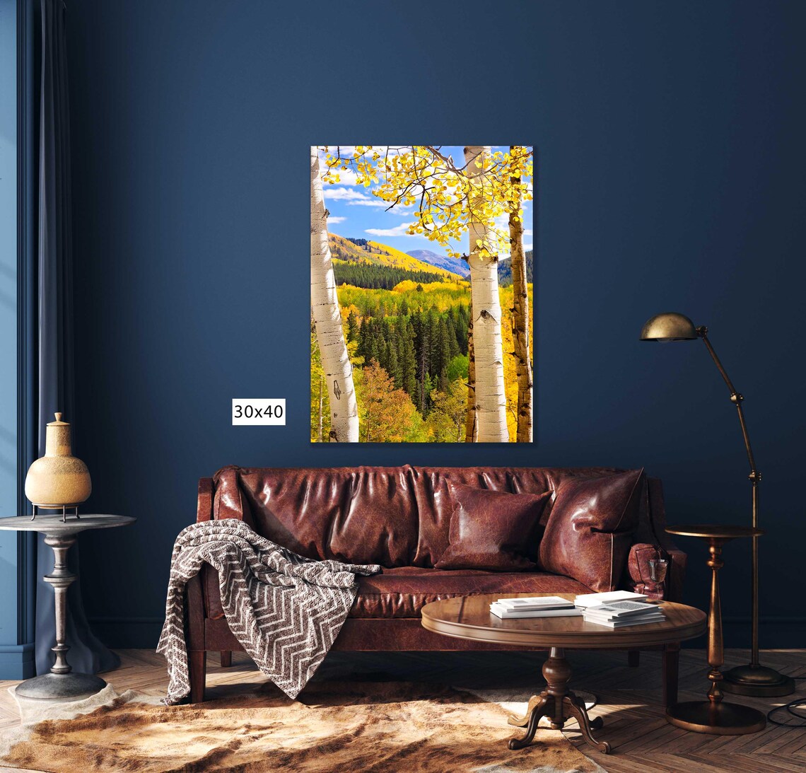 Colorado Autumn Aspen Trees Vertical Print: Rocky Mountains Landscape ...
