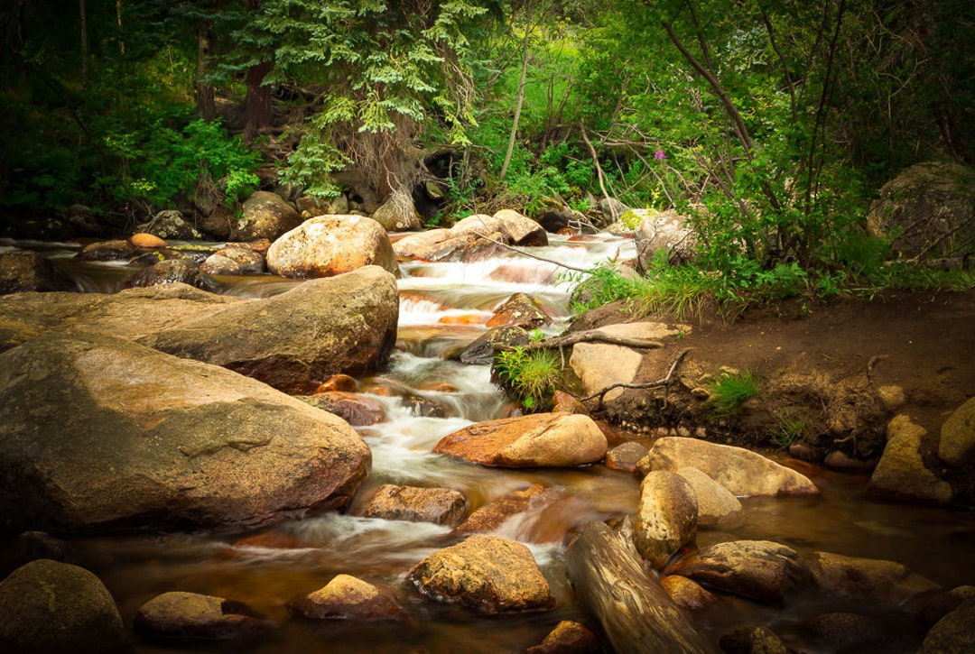 Mountain Stream Wall Art, Rocky Mountain National Park, Mountain ...