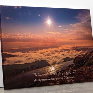 The Heavens Declare the Glory of God, Psalm 19:1 Christian ...