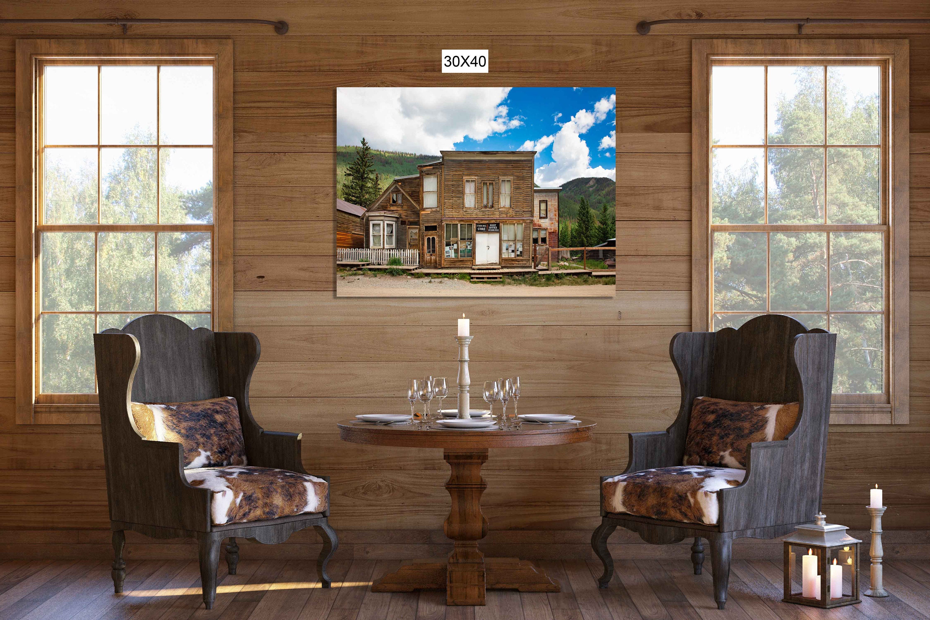 Old West Ghost Town Photography Decor, Historic St Elmo Colorado Photo ...