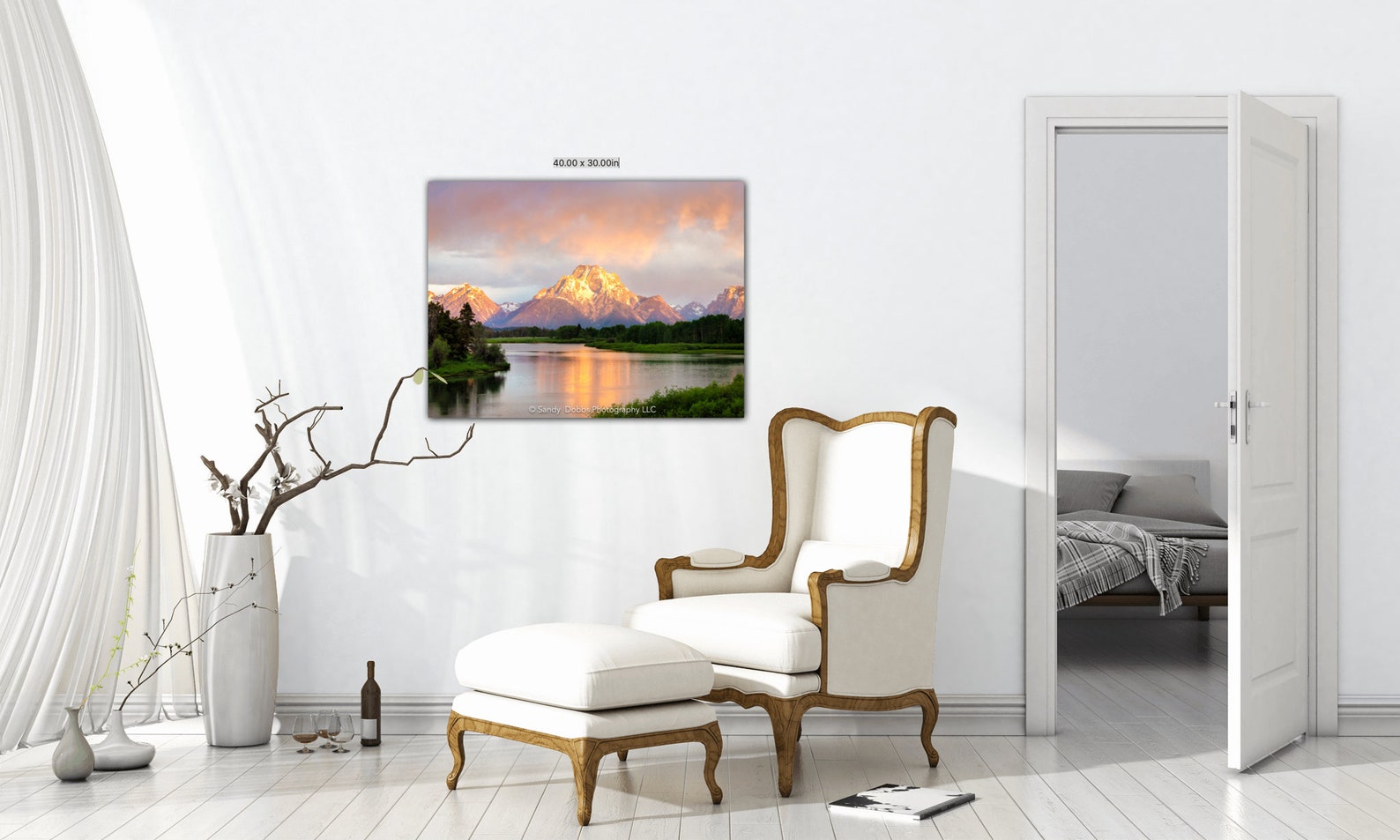 Oxbow Bend Sunrise, Grand Teton National Park Landscape Print, Wyoming ...