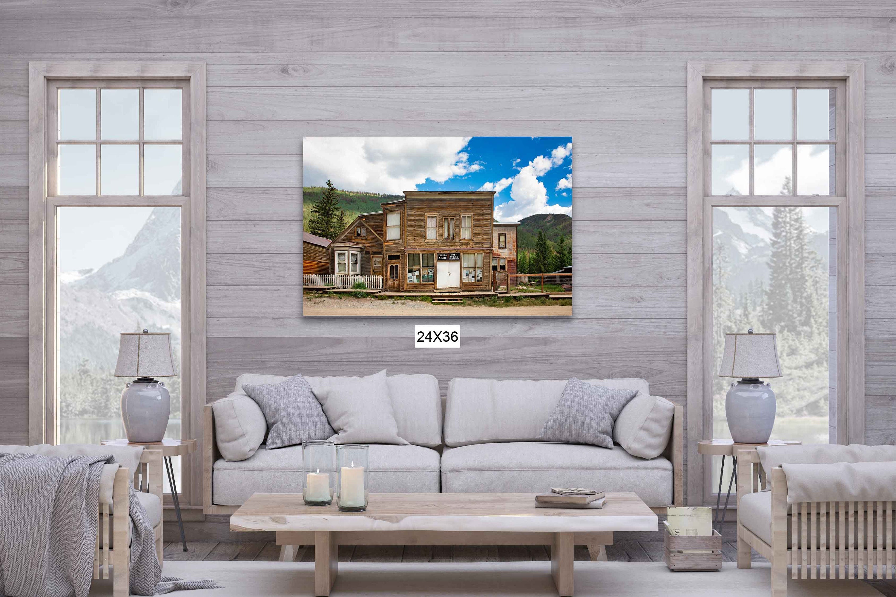 Old West Ghost Town Photography Decor, Historic St Elmo Colorado Photo ...