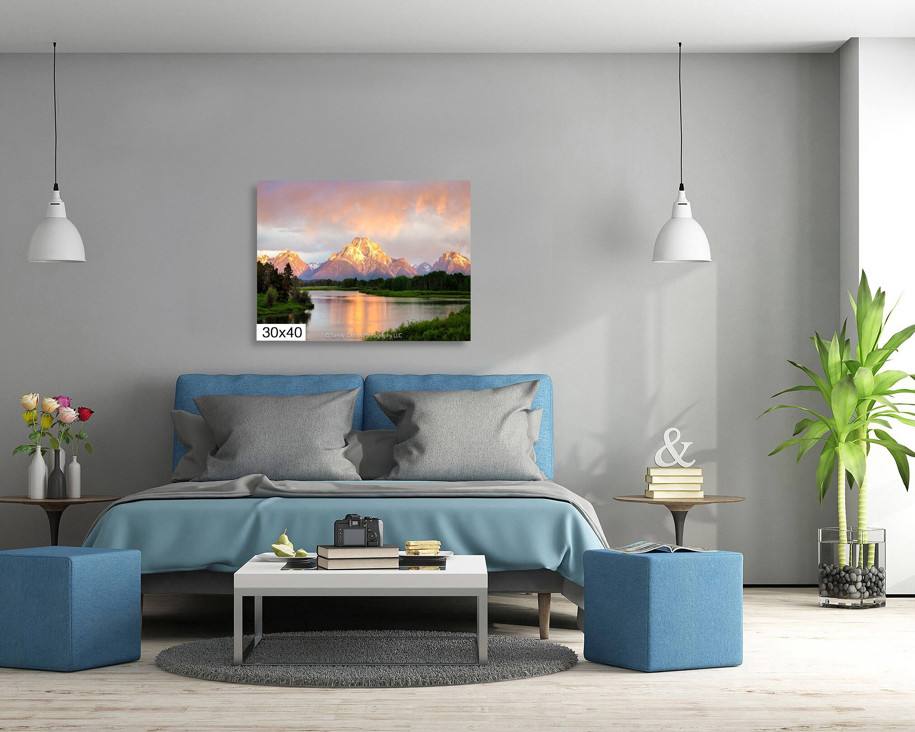Oxbow Bend Sunrise, Grand Teton National Park Landscape Print, Wyoming ...